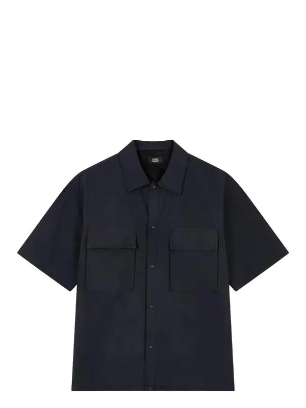 STUDIO TOMBOY Short-sleeve Utility Shirt - Blue