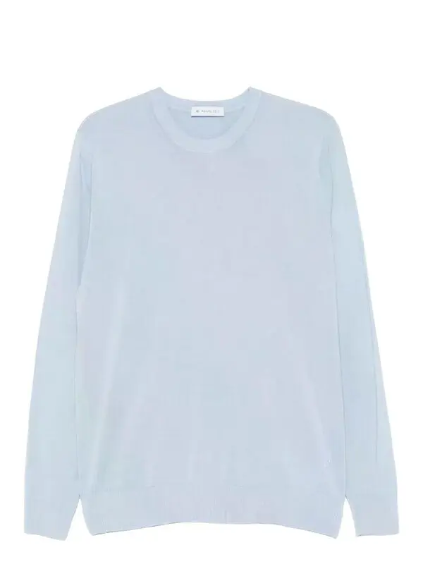 MANUEL RITZ Cotton Sweater - Blue