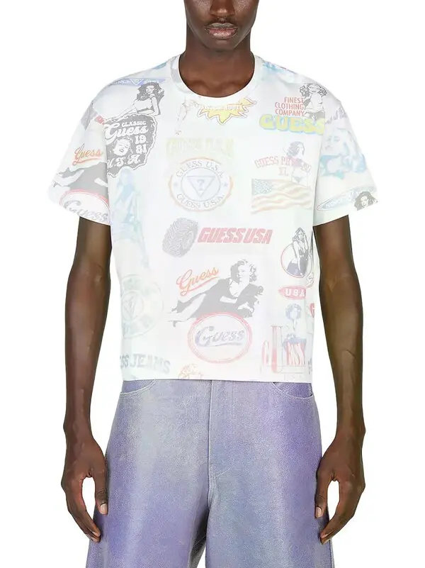Guess All-over-print T-shirt - White