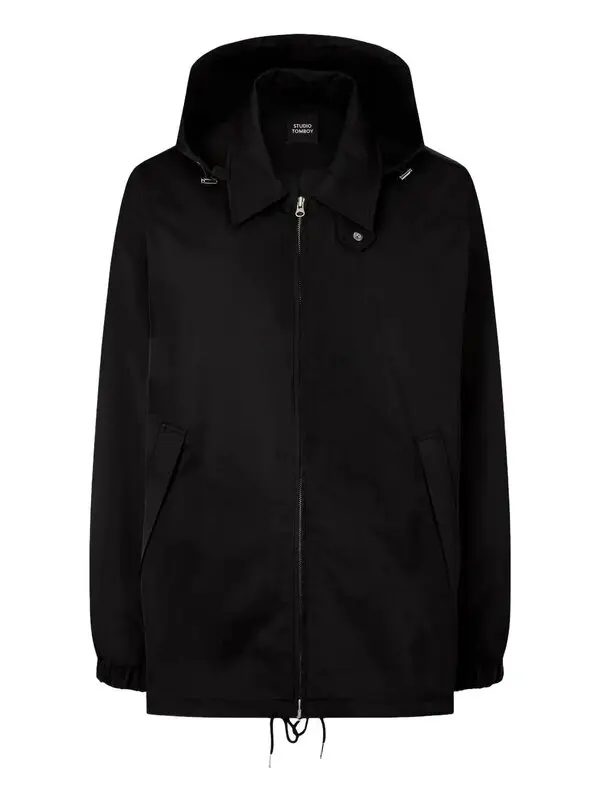 STUDIO TOMBOY Hooded Utility Jacket - Black