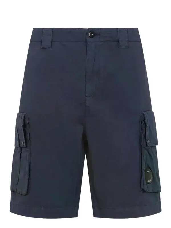 C.P. COMPANY Iconic Lens Cargo Shorts - Blue