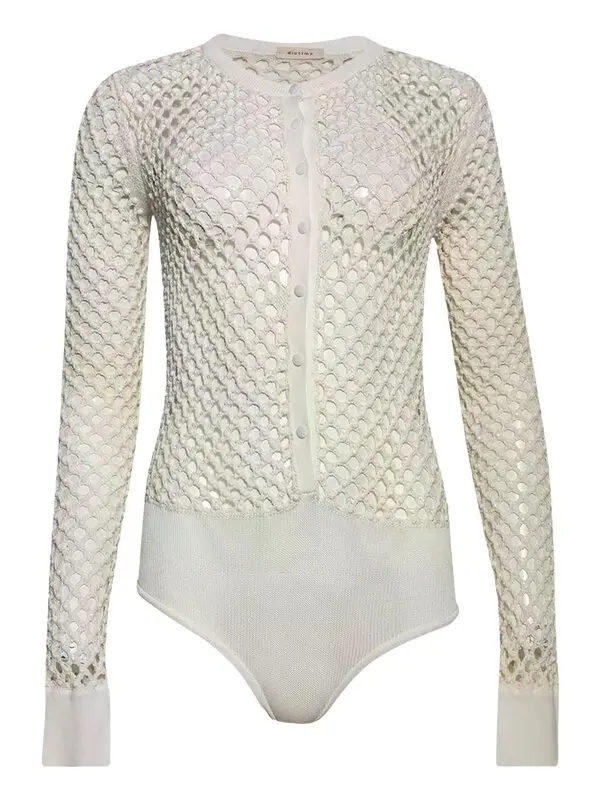 DIOTIMA Zora Crochet Bodysuit - White