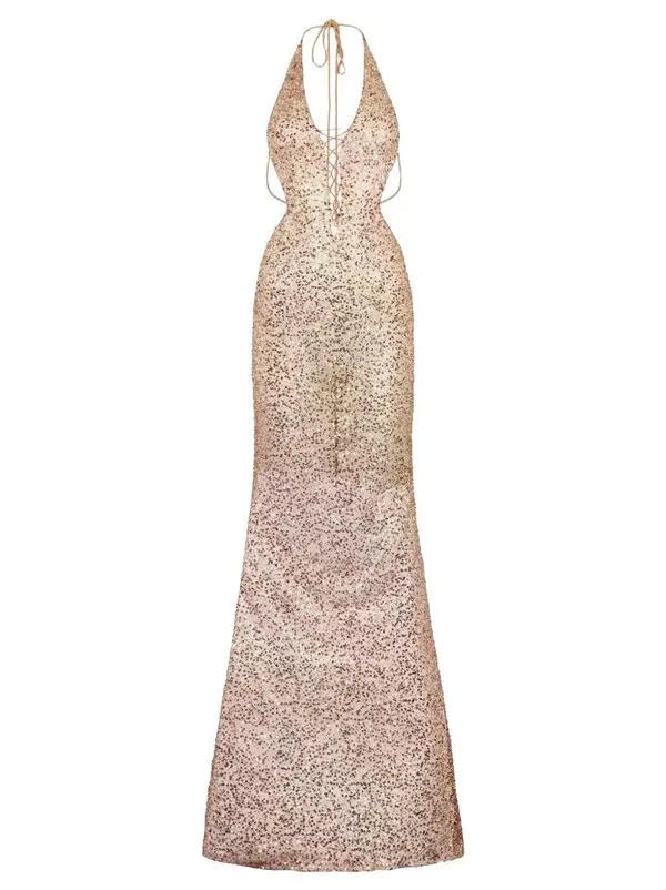 Roberto Cavalli Sequin-embellished Dress - Grey