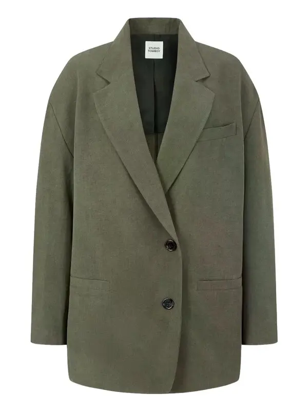 STUDIO TOMBOY Single-breasted Blazer - Green