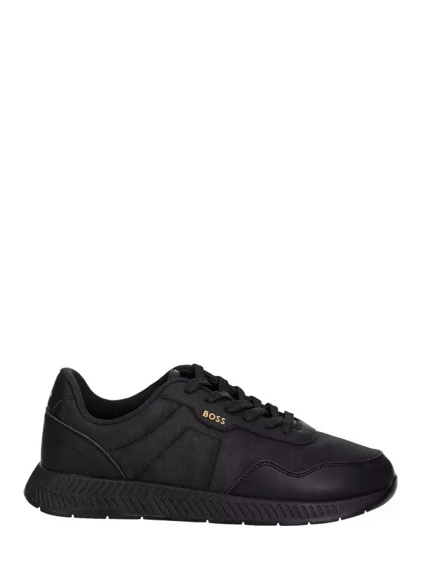BOSS Lace-up Sneakers - Black