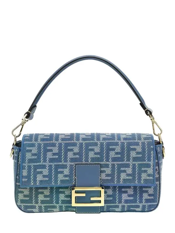 Fendi Medium Baguette Shoulder Bag - Blue