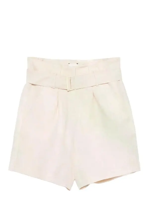 ALYSI Linen Shorts - Neutrals