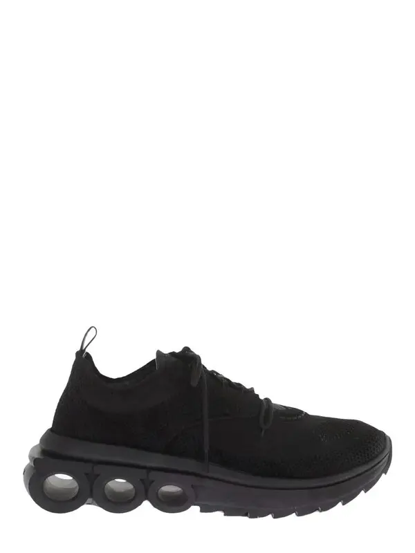 FERRAGAMO Nima Knitted Sneakers - Black