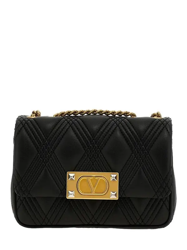 Valentino Garavani Quilted Chain Bag - Black