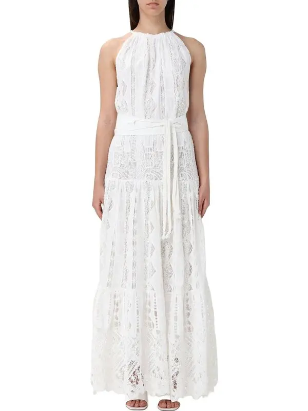 Pinko Maxi Dress - White