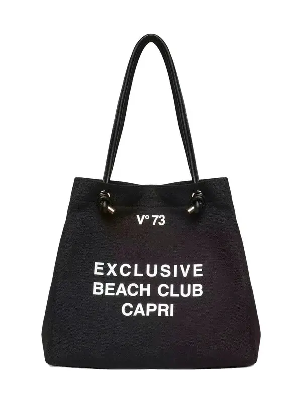 V°73 Logo Shoulder Bag - Black