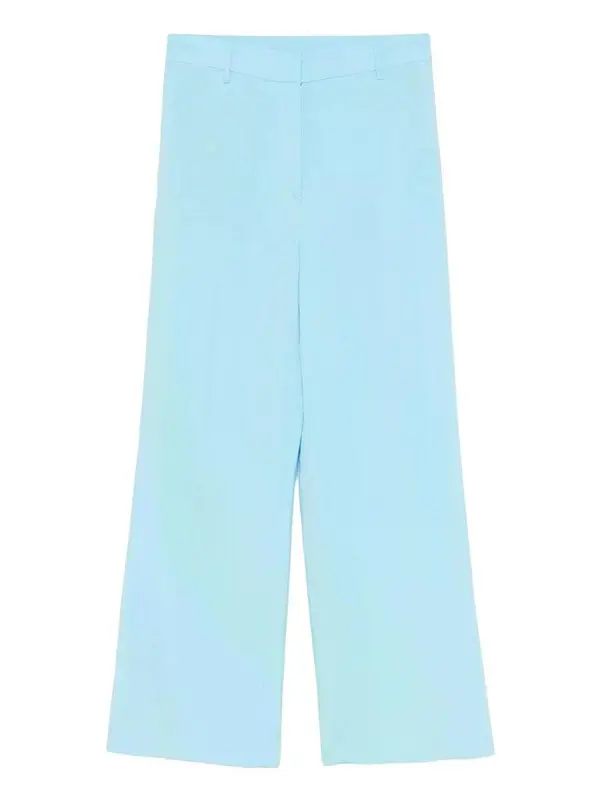 MERCI Slub-textured Trousers - Blue