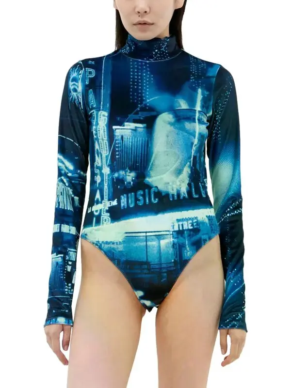 Jean Paul Gaultier Pigalle Bodysuit - Blue