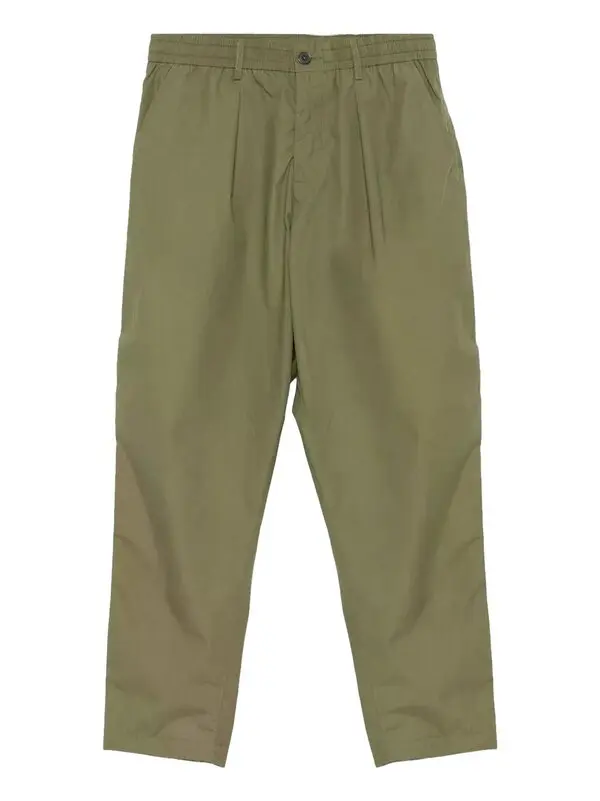 Universal Works Pleated Track Trousers - Green
