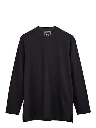 Adidas Y-3 Graphic Long-sleeve Top - Black