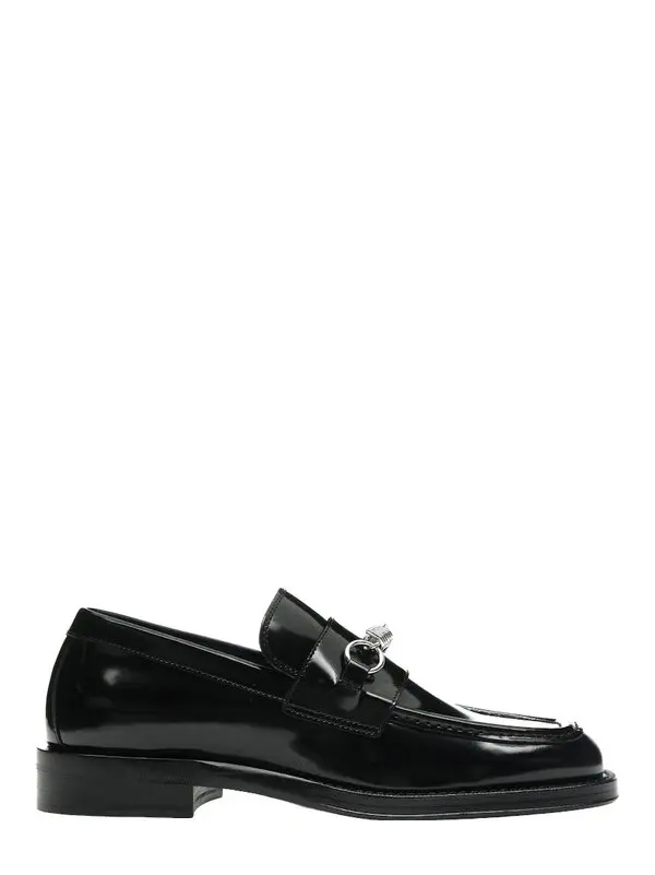 Burberry Barbed Loafers - Black