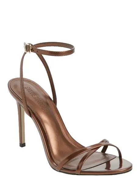 Steve Madden Ankle Strap Stiletto Sandals - Topaz Pearl