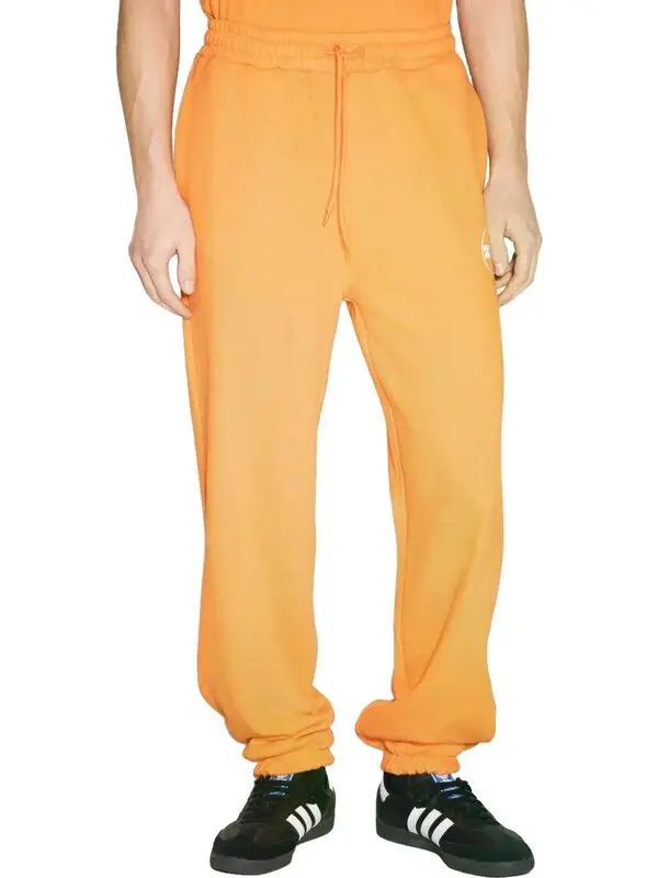 BOILER ROOM Cotton Track Pants - Orange