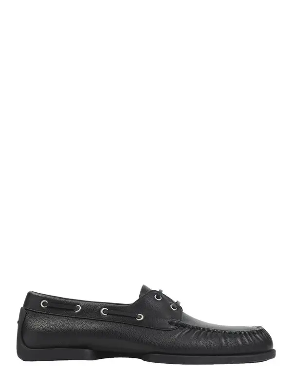 JIL SANDER Calf Leather Loafers - Black