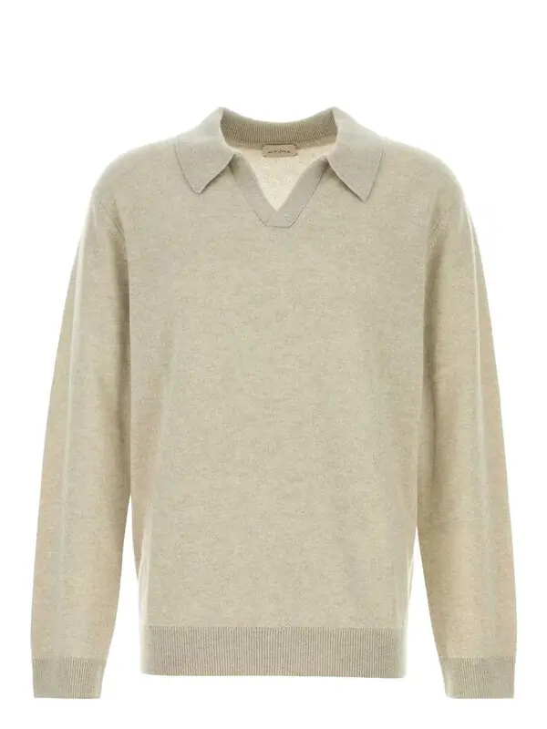 Le Kasha Gibson Cashmere Sweater - Beige O Tan