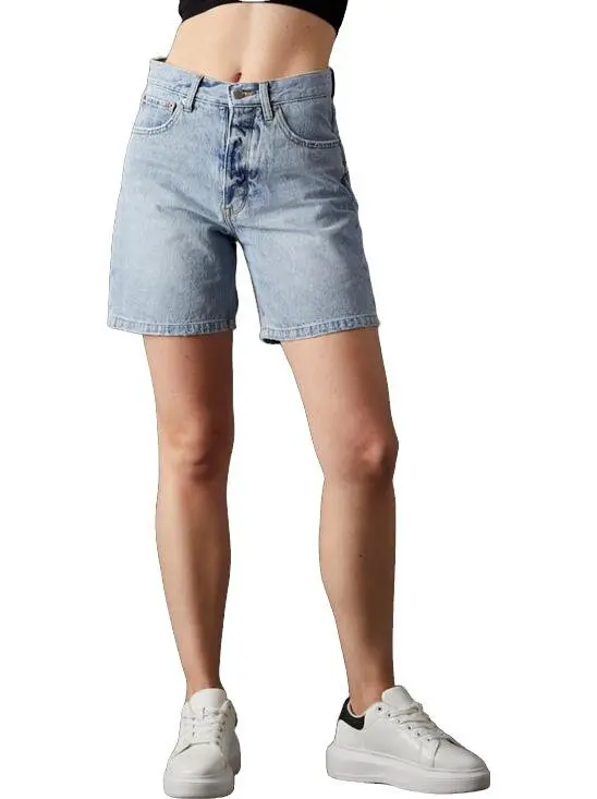 BLUE REVIVAL Midi Denim Shorts - Ibiza