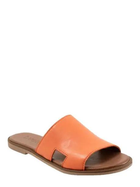BUENO Hendrix Leather Slide Sandal - Sunset