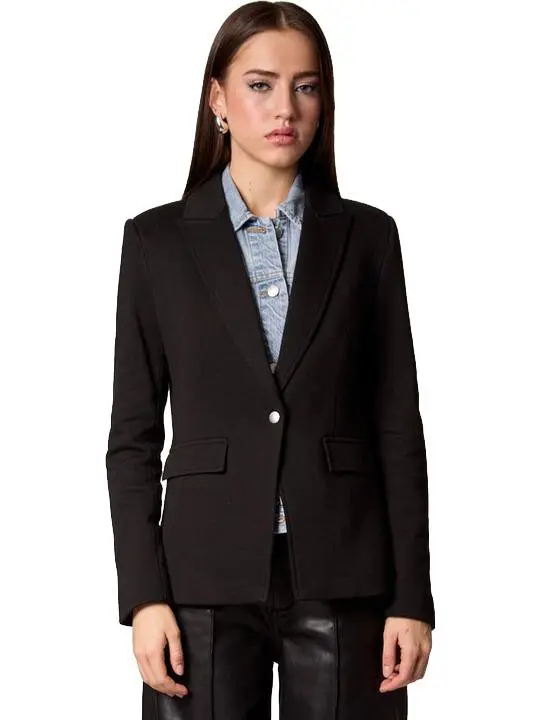 BLUE REVIVAL Helen Blazer With Removable Denim Insert - Black / Denim