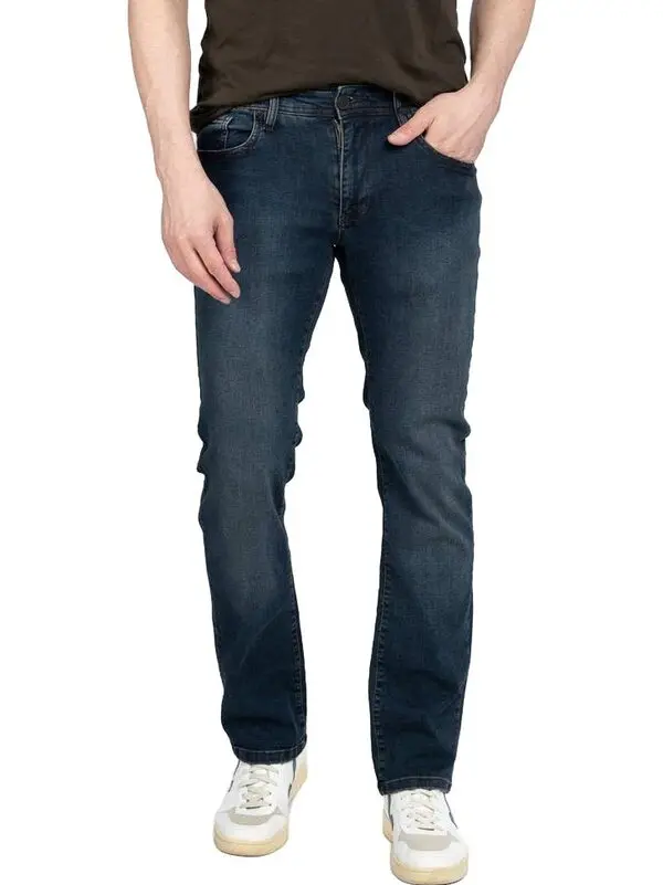 JACK OF SPADES Jack' Fit Five-pocket Jeans - Indigo