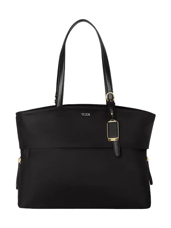 Tumi Voyageur Large Tote Bag - Black/ Gold