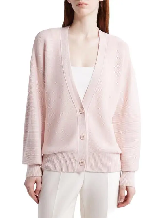 BOSS Fantinore Cotton Cardigan - Crystal Pink