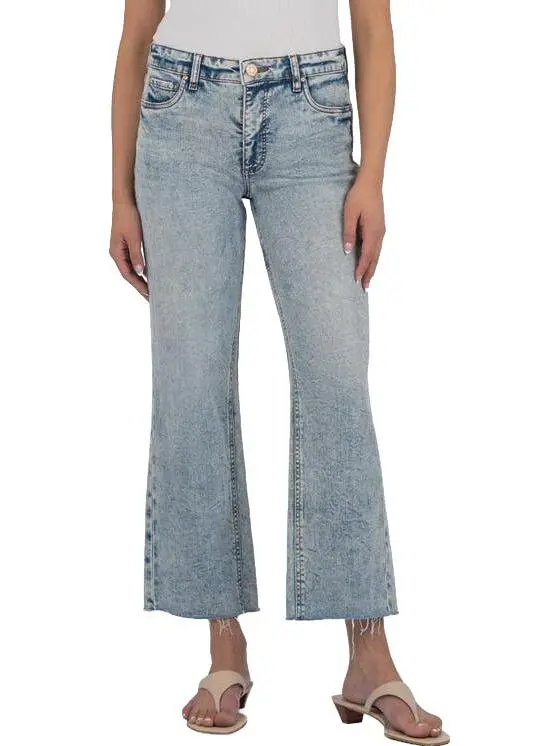 Kut From The Kloth Kelsey High-waist Kick Flare Jeans - Devotion