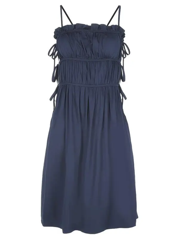 PRIME OF LIME Ines Midi Dress - Navy