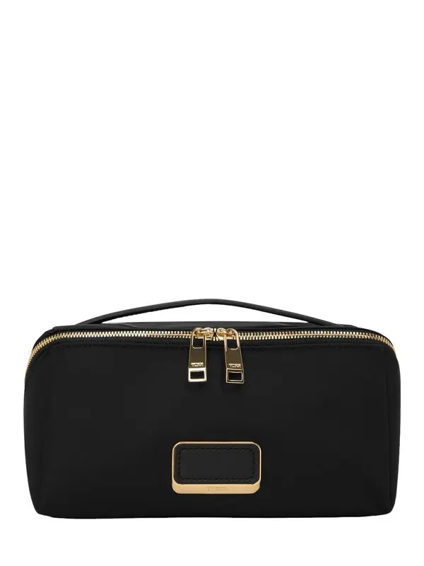 Tumi Voyageur Dallas Cosmetics Bag - Black/gold
