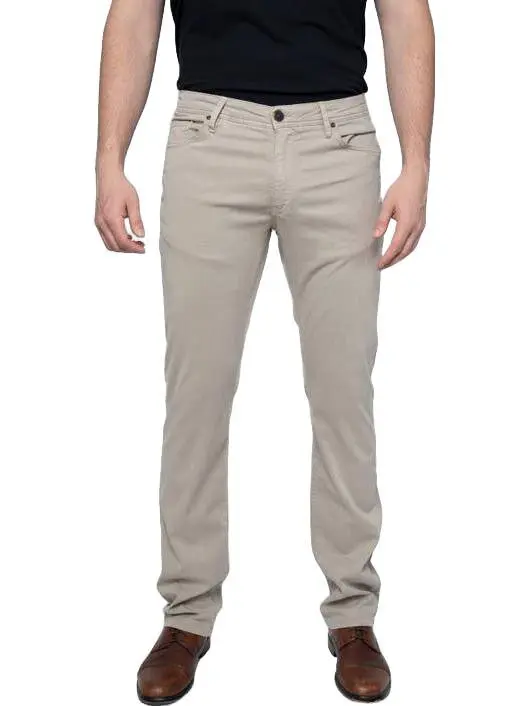JACK OF SPADES Jack Fit Five-pocket Pants - Cement