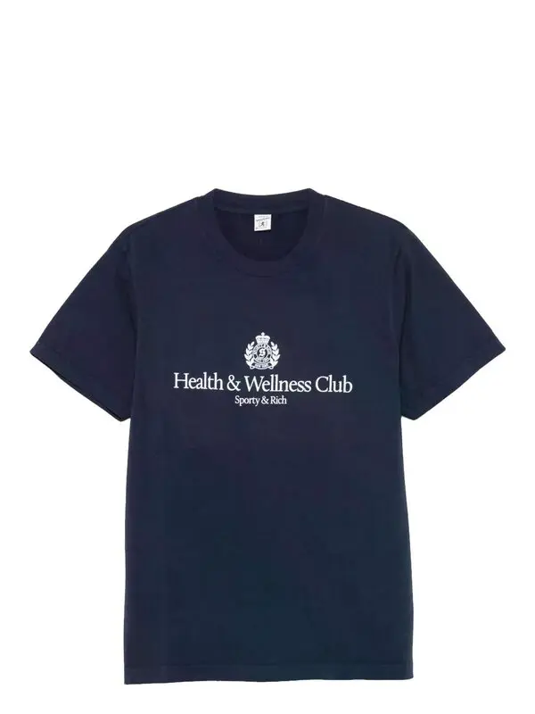 SPORTY & RICH H&w Crest T-shirt - Blue