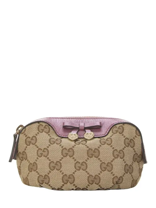 Gucci Original Gg Canvas Pouch - Pink