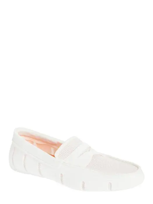 Swims Penny Loafer - White