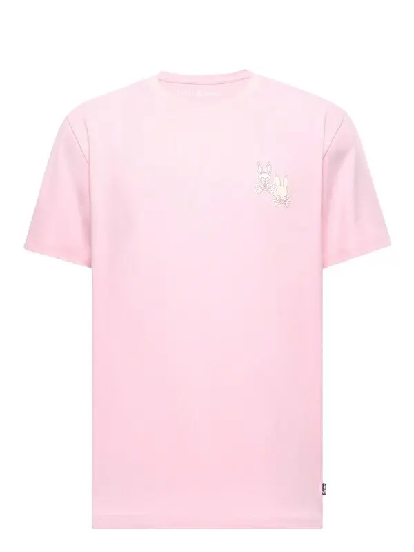 Psycho Bunny Elliot Pima Cotton Graphic T-shirt - Romance Rose