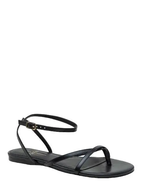 Linea Paolo Luz Ankle Strap Sandal - Black