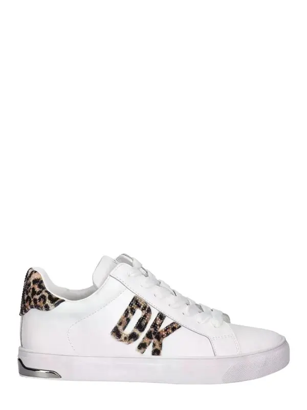 Dkny Logo-patch Sneakers - White