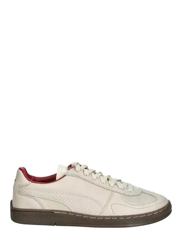 PUMA Super Tea Leather Panelled Sneakers - Neutrals