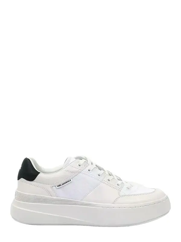 Karl Lagerfeld Logo-tag Sneakers - White