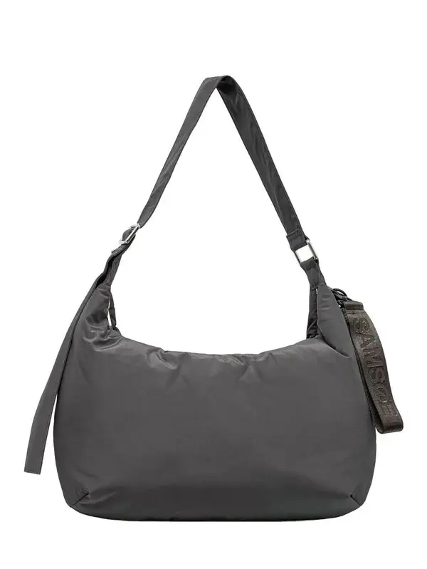 SAMSOE SAMSOE Logo Strap Shoulder Bag - Grey