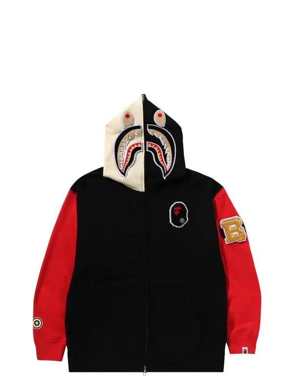 BAPE Shark Full Zip Hoodie - Black