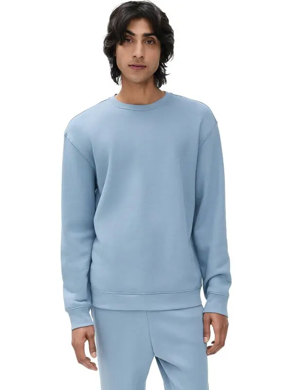 Eberjey French Terry Sweatshirt - Faded Denim