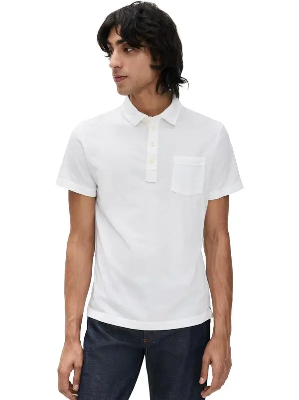 Billy Reid Pensacola Polo - White