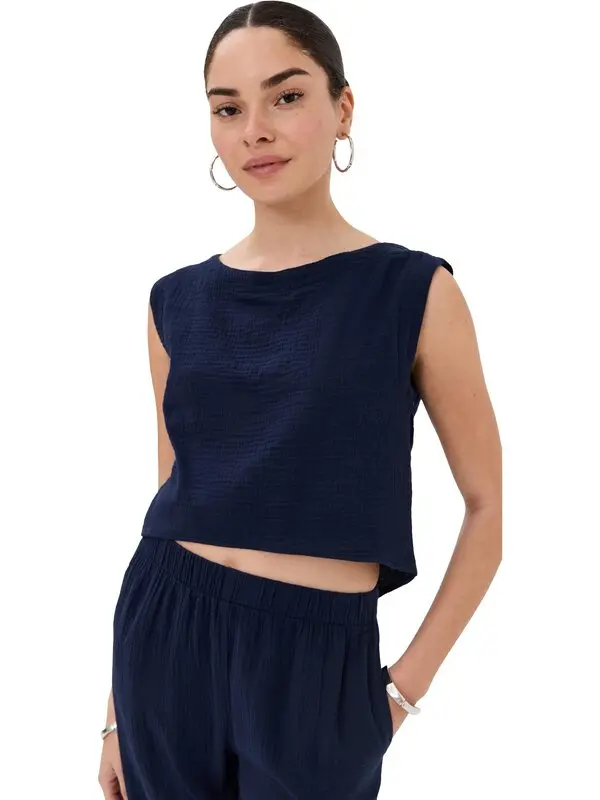 LE BOP Odette Top - Navy