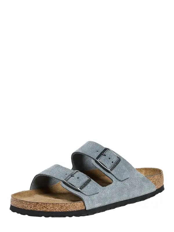 BIRKENSTOCK Arizona Soft Footbed Sandals - Basalt Grey