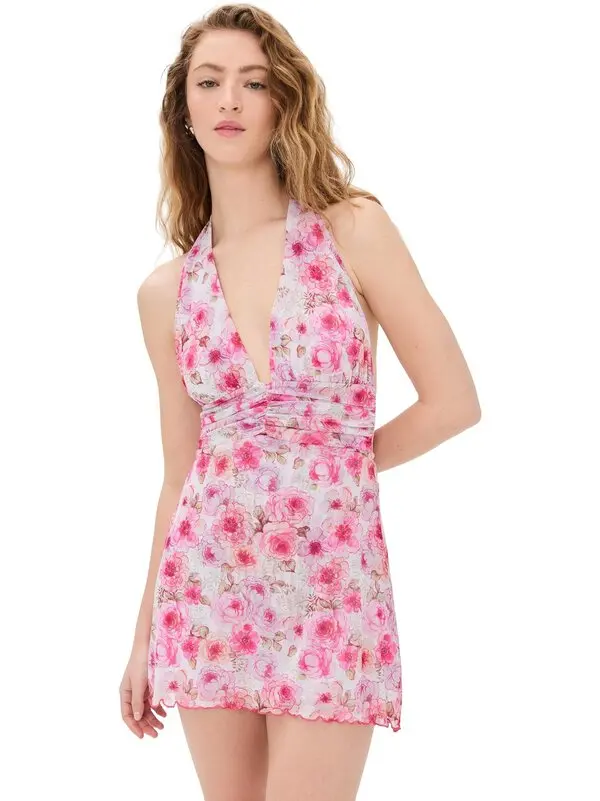 RESA Glint Mini Dress - Petal