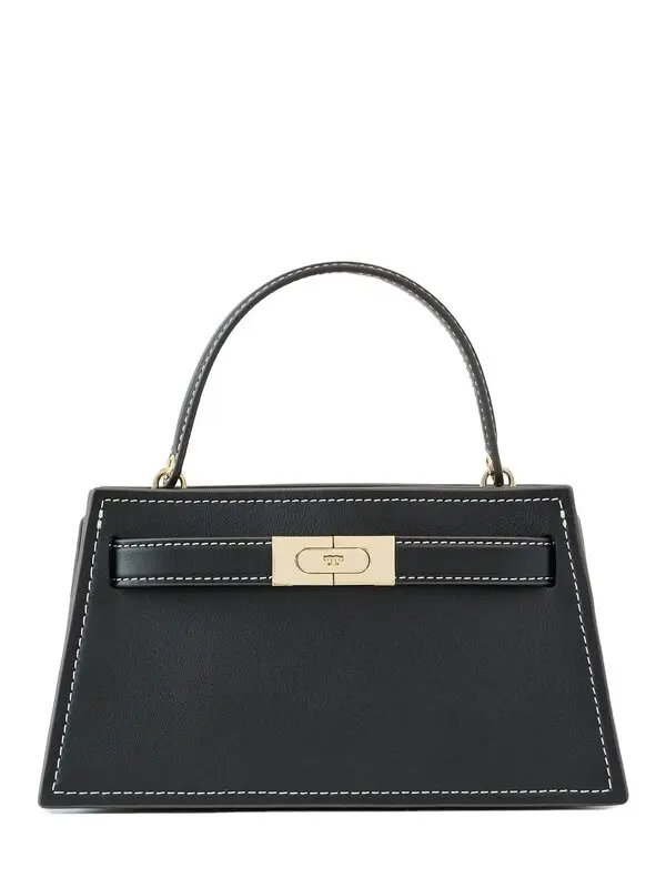 Tory Burch Lee Radziwill Petite Top Handle Bag - Black